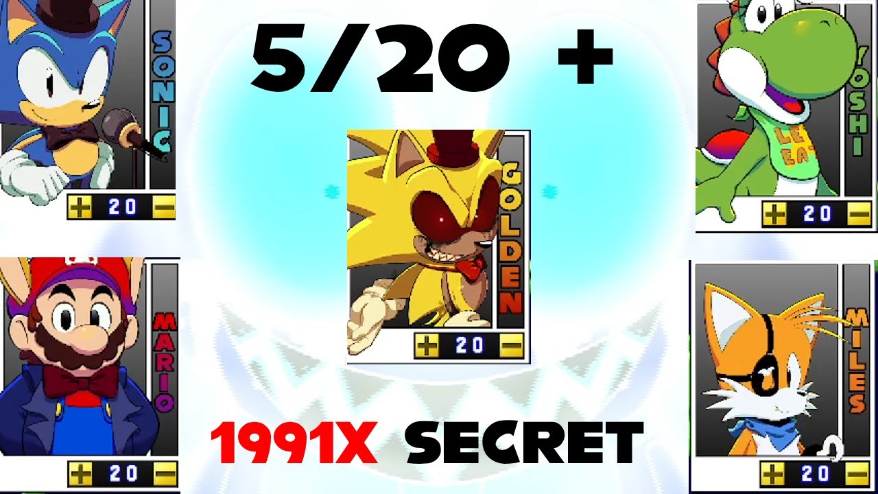 5/20 + SECRET SHADOW SONIC CUTSCENE!! | FNaS R: The Opening Week - YouTube