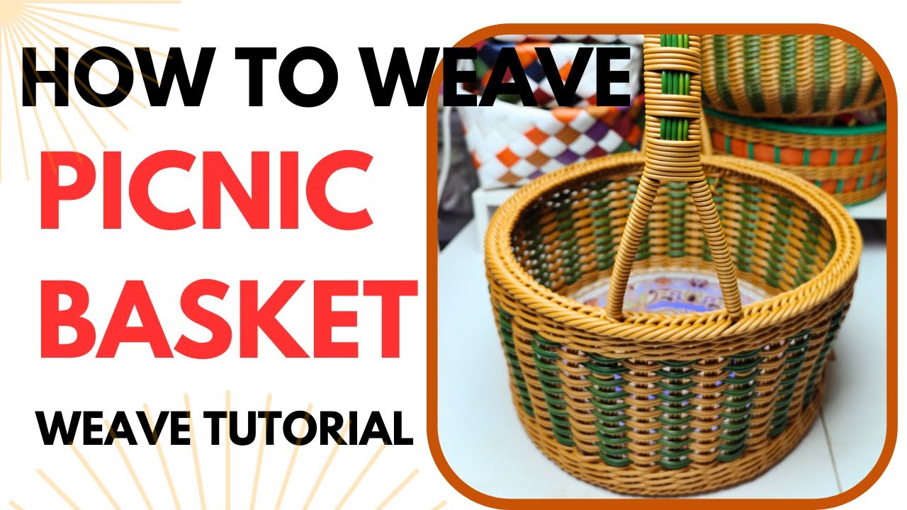 Handmade Picnic Basket Tutorial #diy #手工 - YouTube