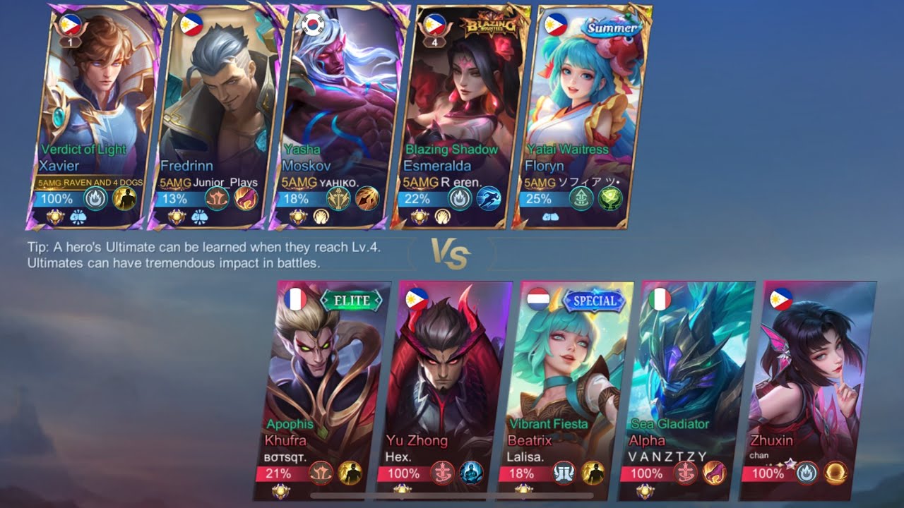 Game 3 (BO3) 5AM GAMING VS VILLA GAMING (MONEY GAME) MOBILE LEGENDS ...