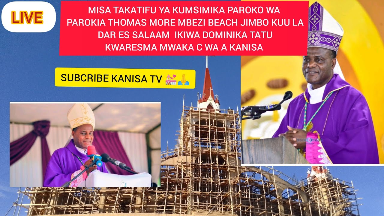 #LIVE || MISA TAKATIFU YA KUMSIMIKA PAROKO WA PAROKIA YA MT. THOMAS ...