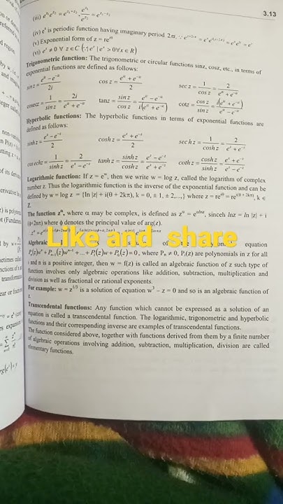 complex analysis - YouTube