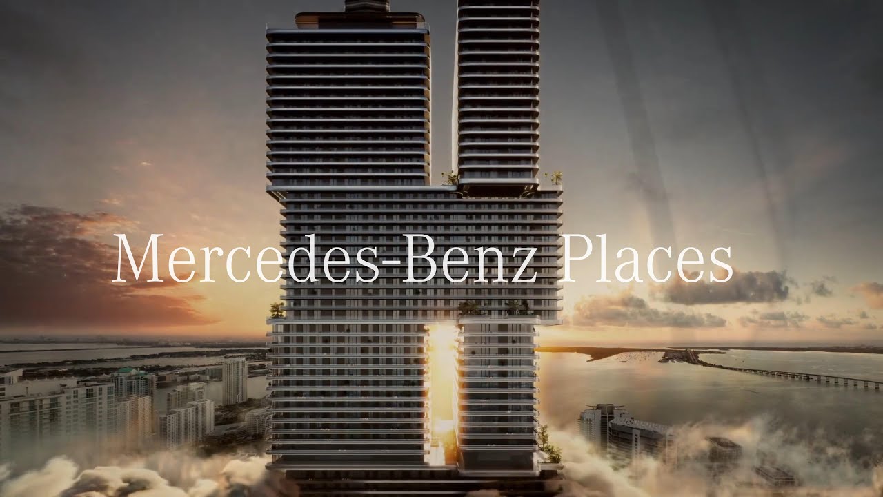 Mercedes Benz Places in Miami - multi million USD apartments - YouTube