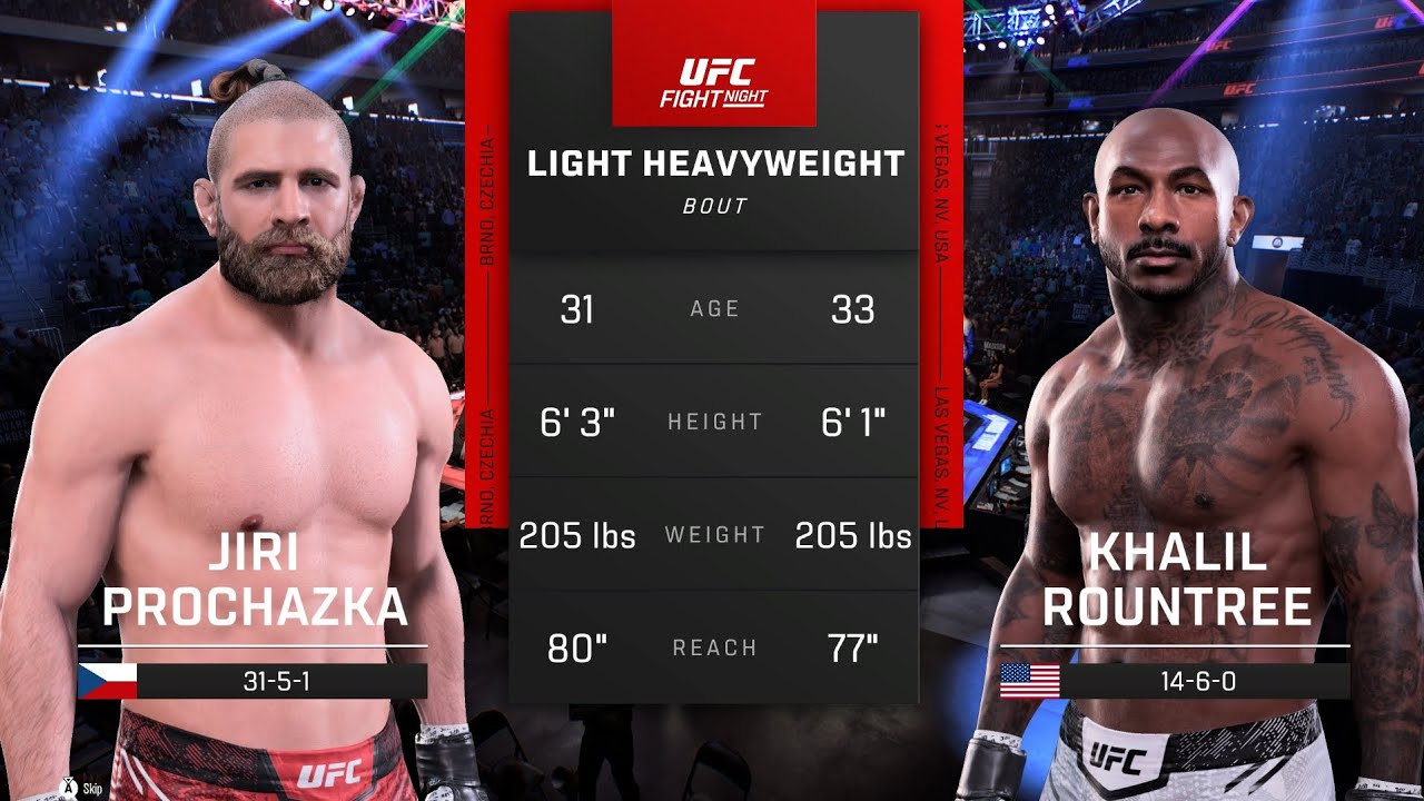 Jiri procazka vs Khalil rountree - YouTube