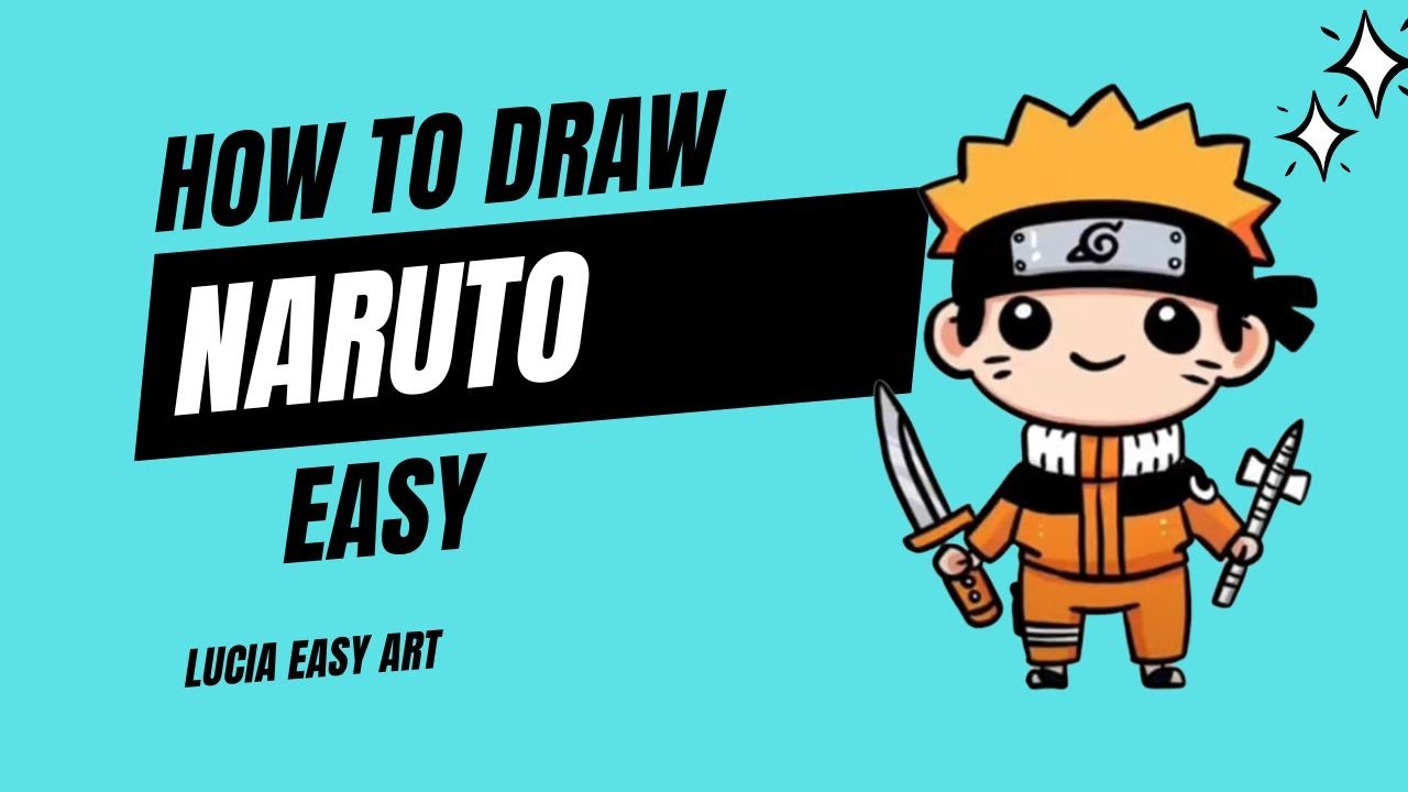 Easy Drawing - How to draw NARUTO characters easily - Lucia Easy Art ...