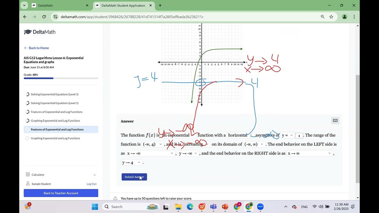 Features of Exponential Functions - YouTube