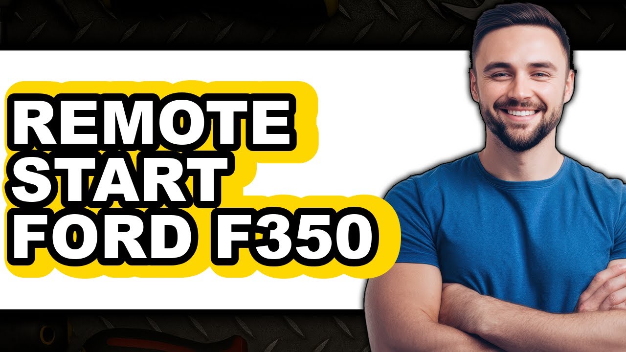 How to Remote Start Ford F-350 (Easy Method) - YouTube