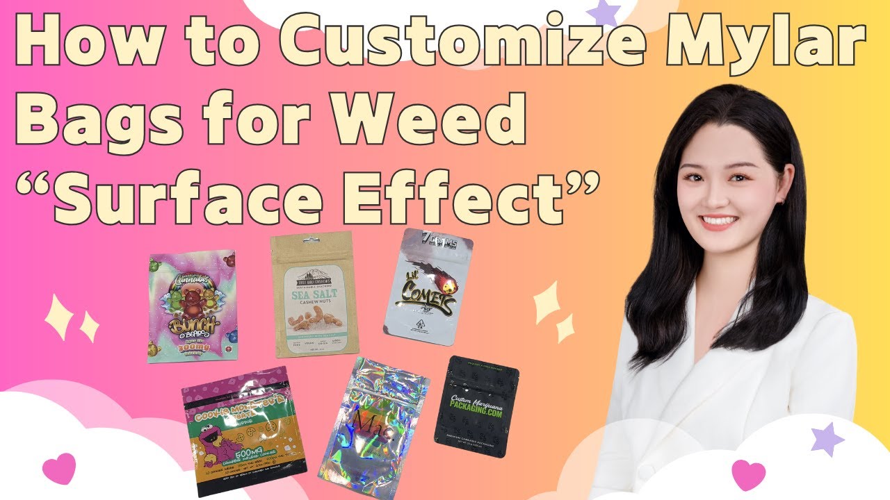 How to Customize Mylar Bags - Surface Effect - YouTube