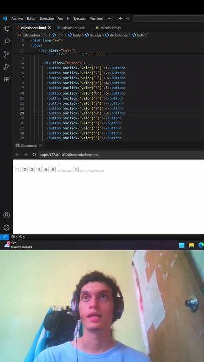 Creando calculadora 🧮 con html, Css Y Javascript 💻 #html #css #calculadora #frontend #javascript ...