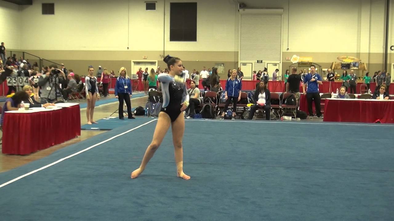 Delanie Harkness, Twistars | L10 JRB Floor 2016 JO Nationals - YouTube