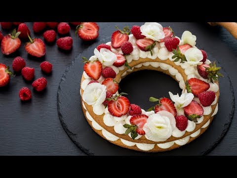 Cream Tart - Number Cake - Alphabet Cake