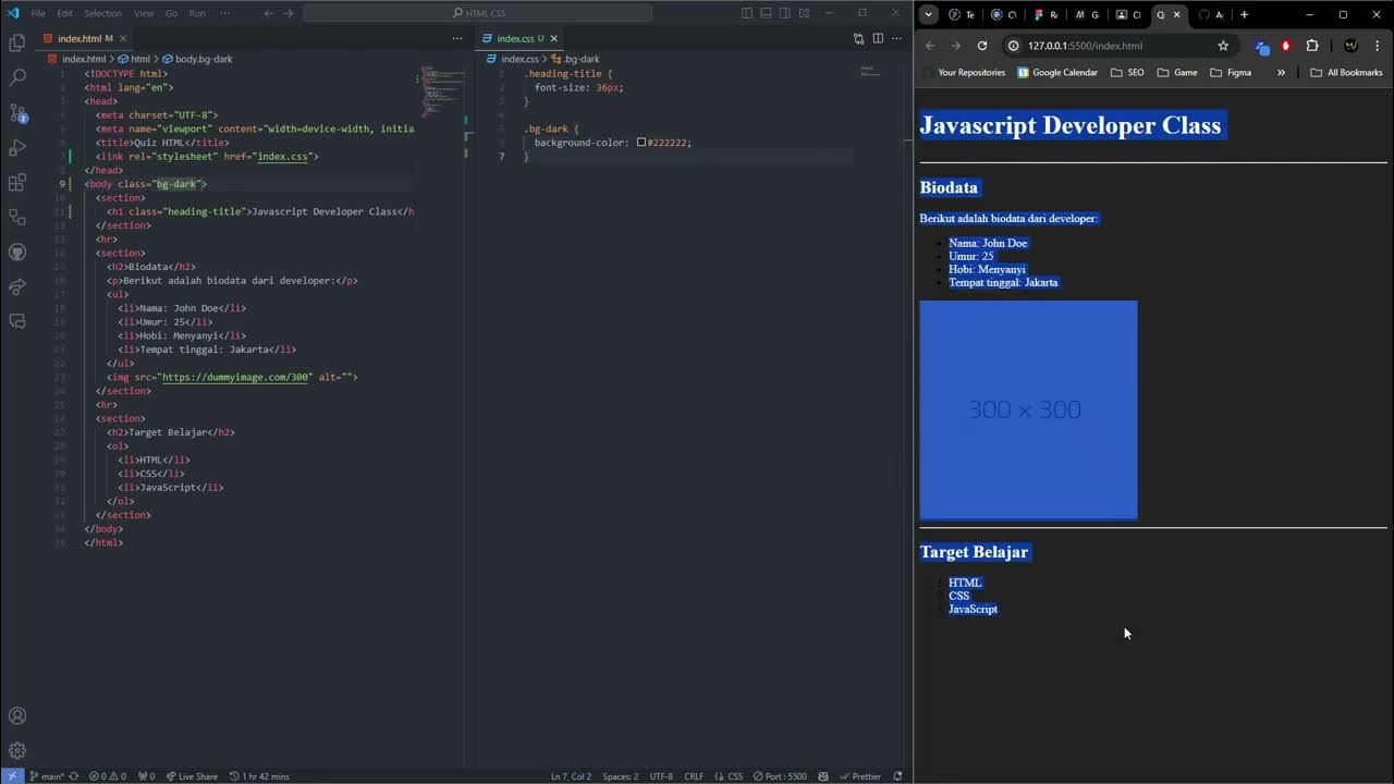 5. CSS, Git Commit & Push - YouTube
