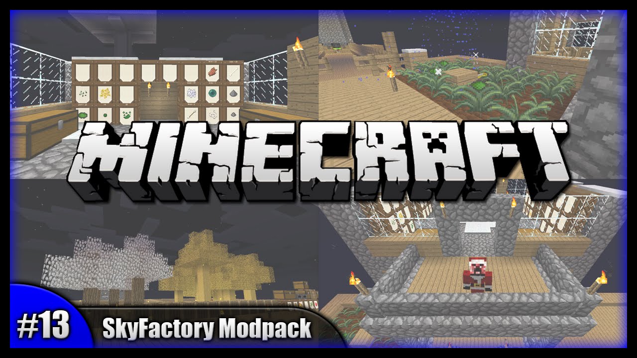 Force Trees & Water Sprinklers! || Minecraft SkyFactory Modpack (Modded ...