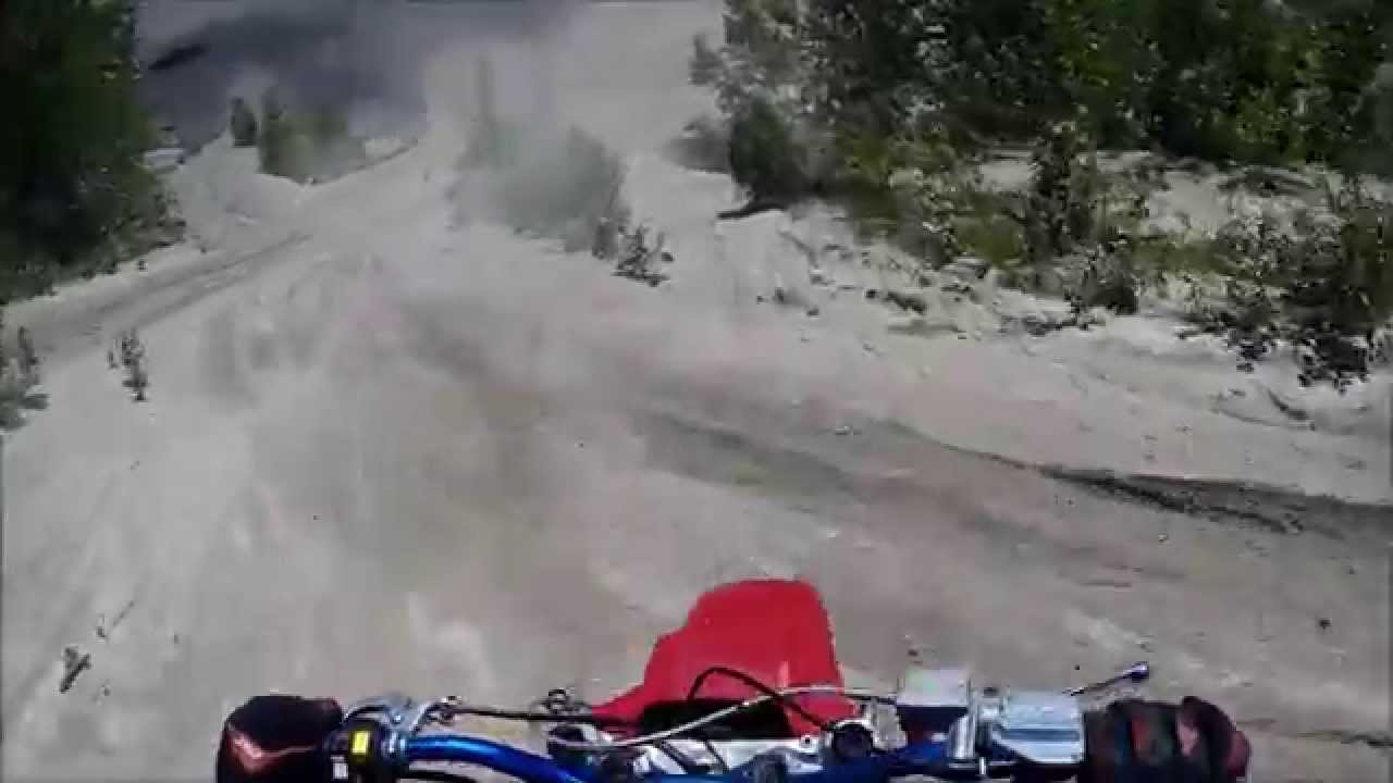 ATC 250r hill climb - YouTube