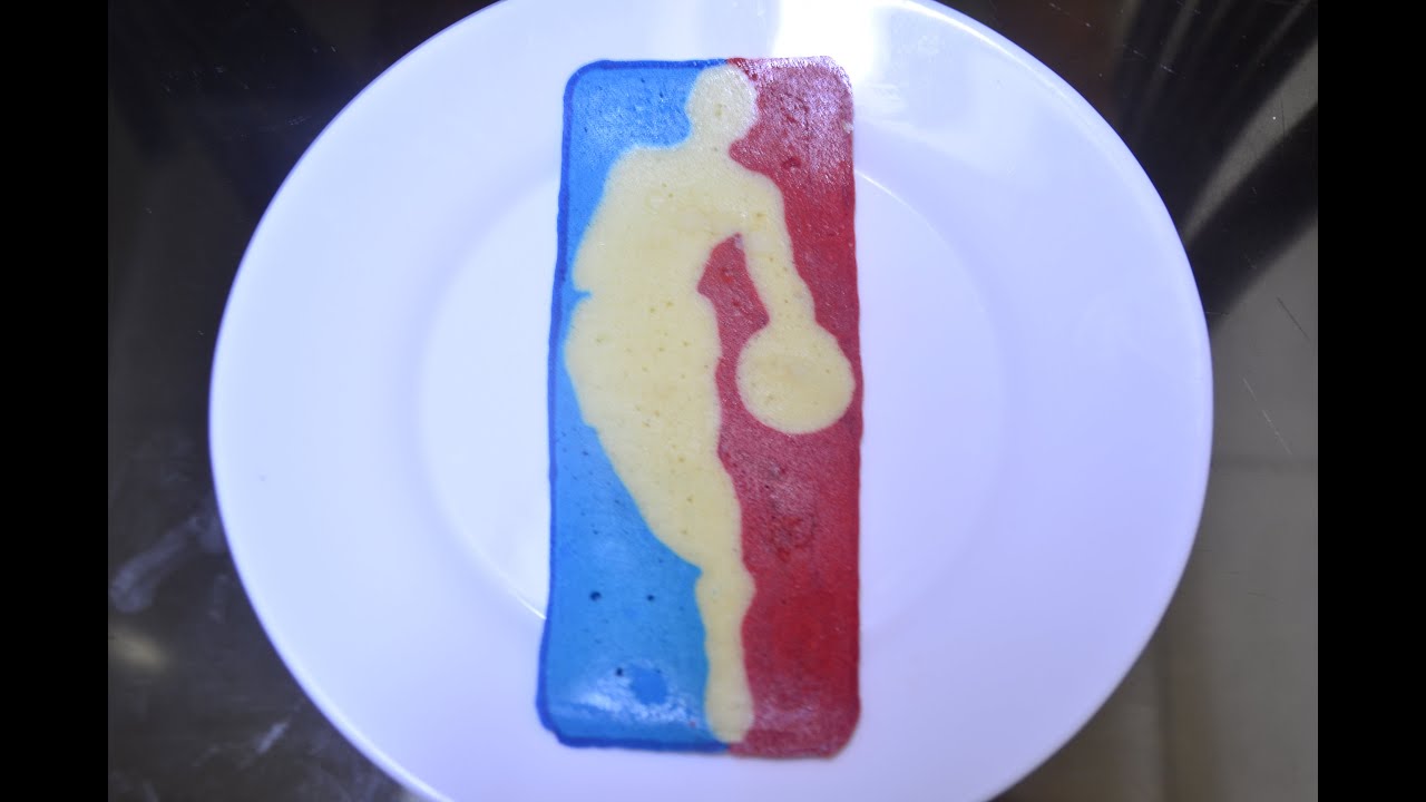 Pancake Art - NBA Logo - YouTube
