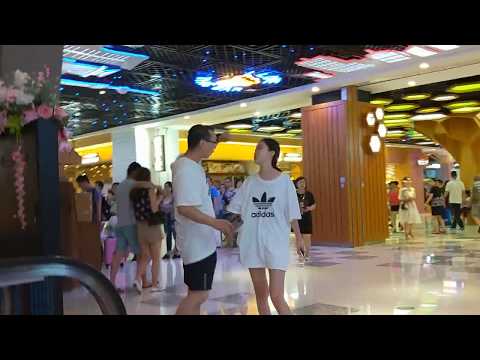 Chinese girlfriend has a temper tantrum