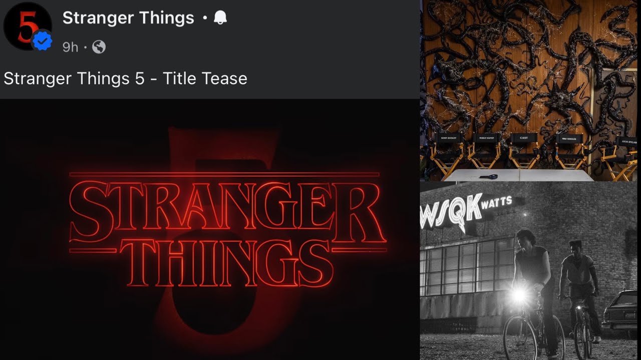 STRANGER THINGS SEASON 5 EPISODE TITLES UNVEILED! *New Stranger Things ...