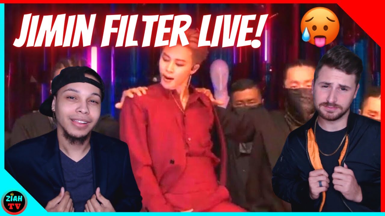 JIMIN FILTER LIVE - REACTION 🥵 - YouTube
