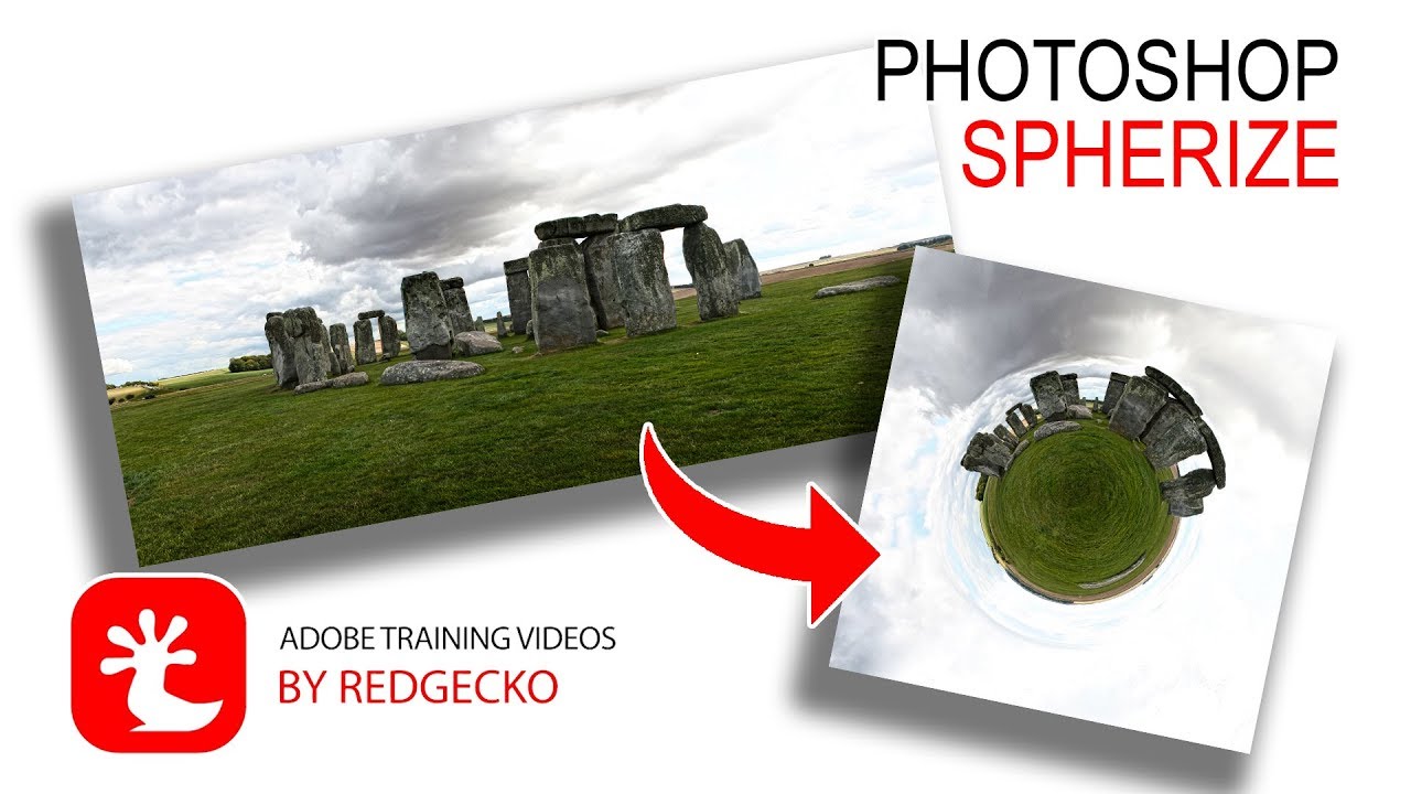 Spherize Image Tutorial - Photoshop CC - YouTube