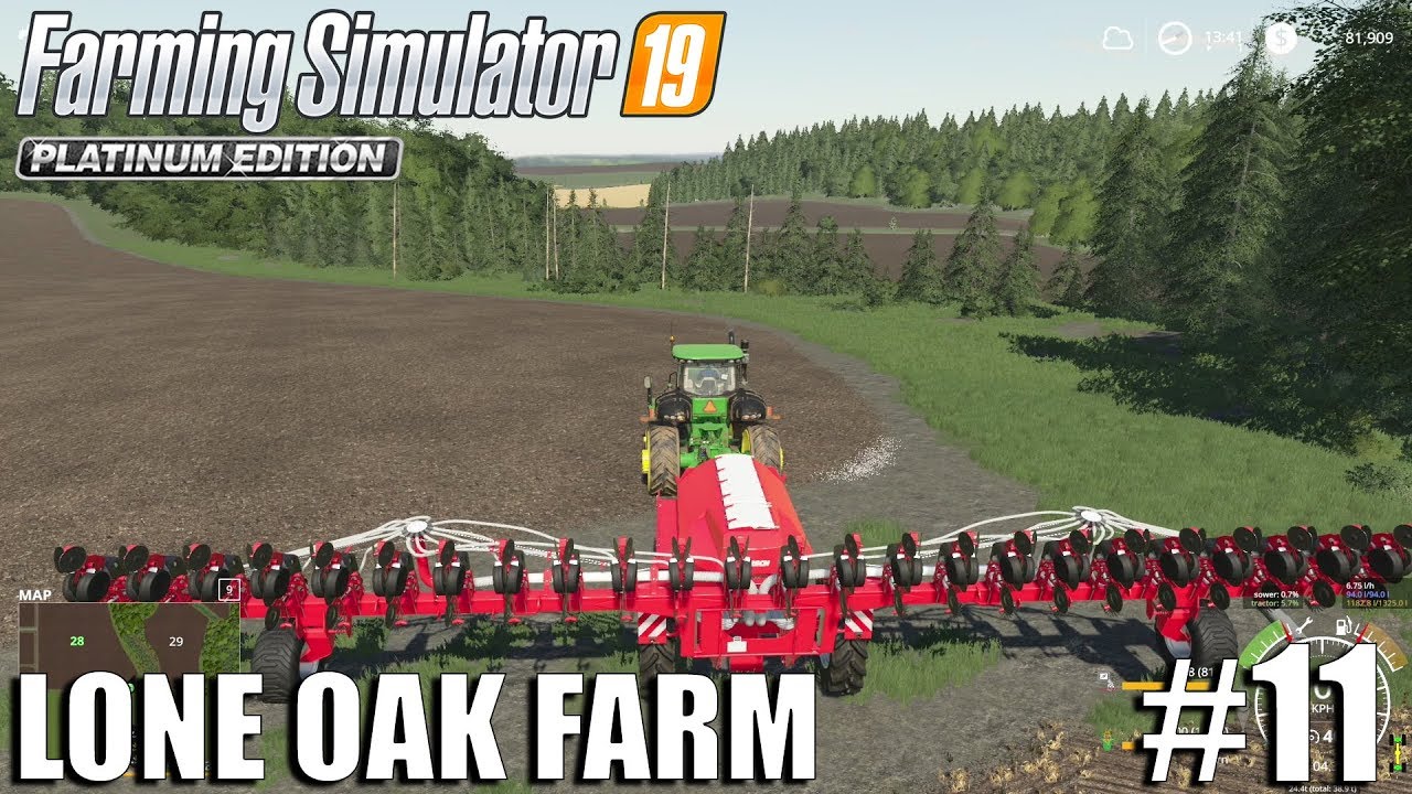 FS19 - Lone Oak 2.0 | Planting Pigs Food | Timelapse #11 | Farming ...
