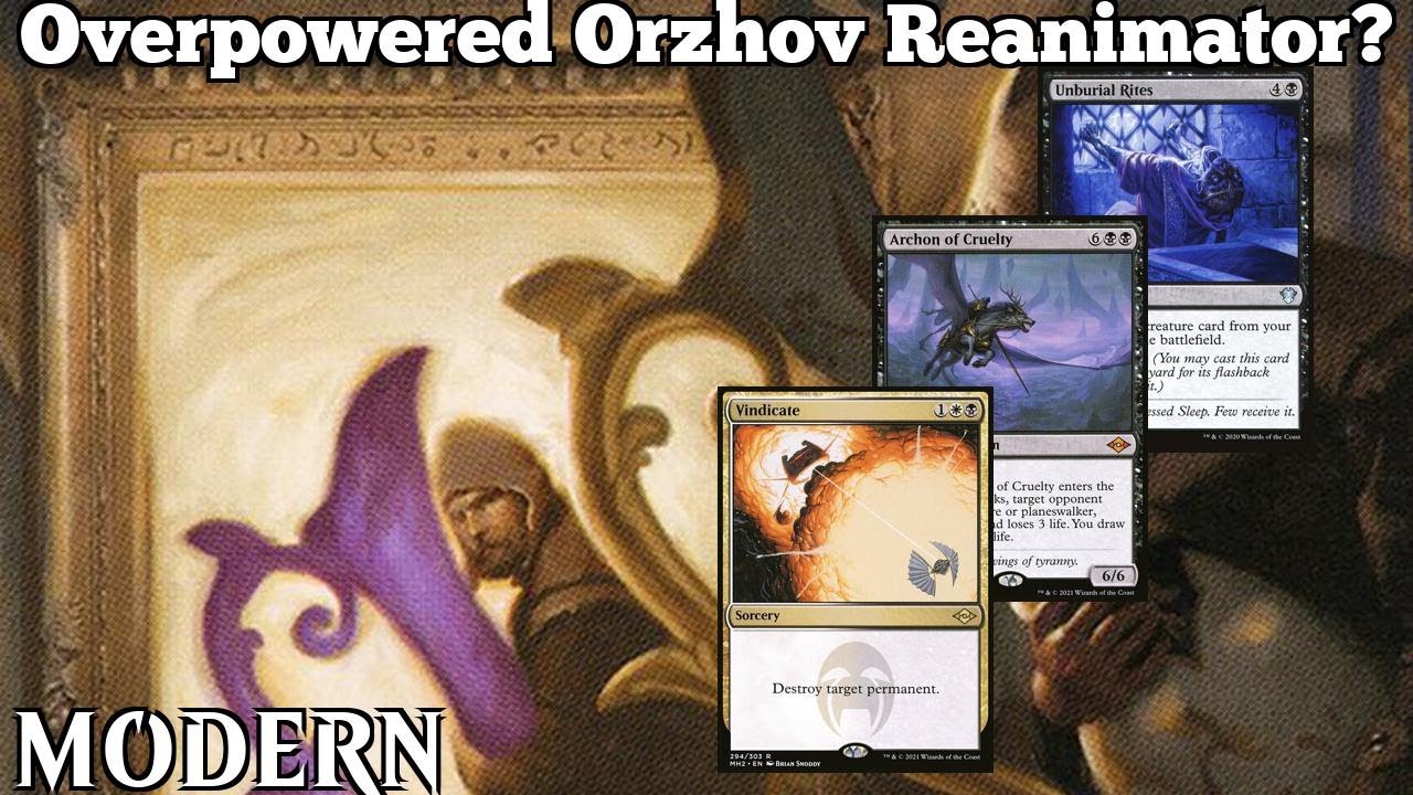 Overpowered Orzhov Reanimator? | Modern [MTGO] | bw reanimator mid ...