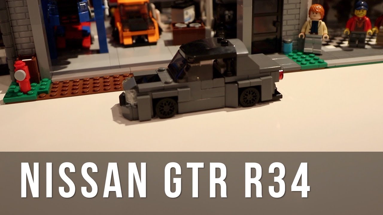 How To: Lego Nissan GTR R34 - YouTube