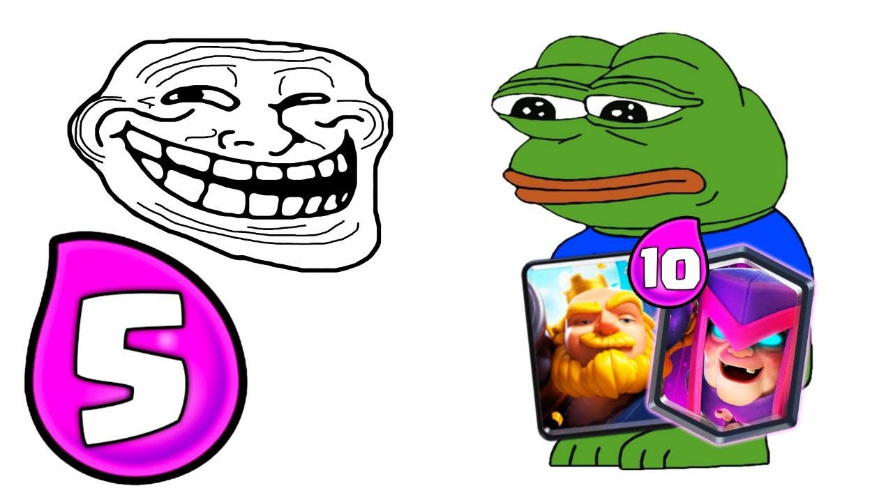 5 Elixir Stops ROYALE GIANT & MOTHER WITCH COMBO? - YouTube