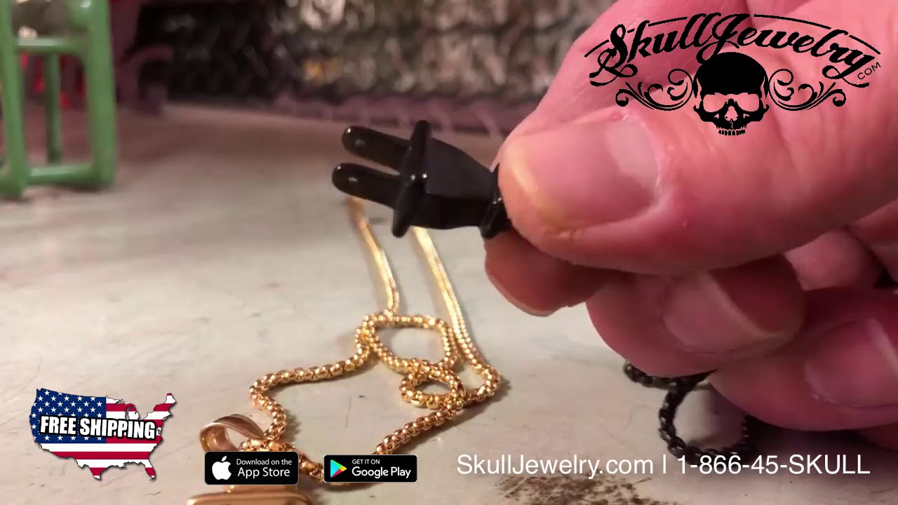 Electrical Plug Pendant and Chain - YouTube