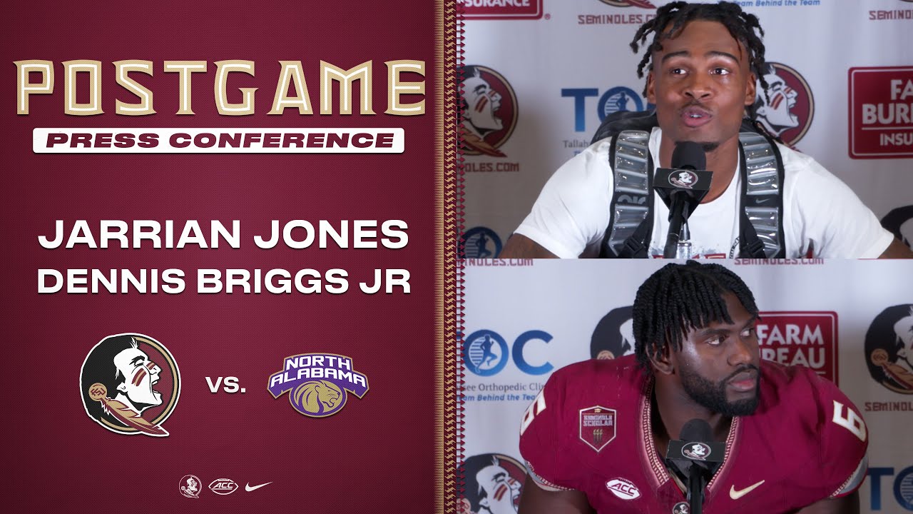 JARRIAN JONES, DENNIS BRIGGS JR. | North Alabama Post-Game Press ...