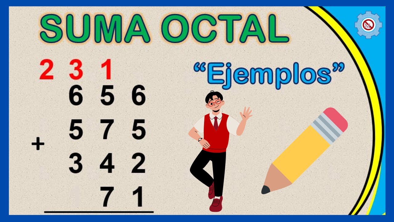 SUMA OCTAL - Ejemplos Resueltos #3 💥 - YouTube