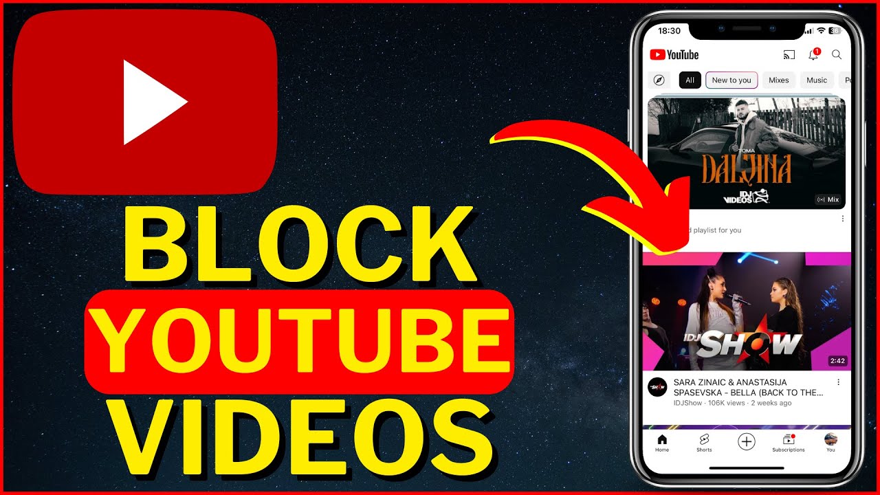 How To Block YouTube Videos On Mobile - YouTube
