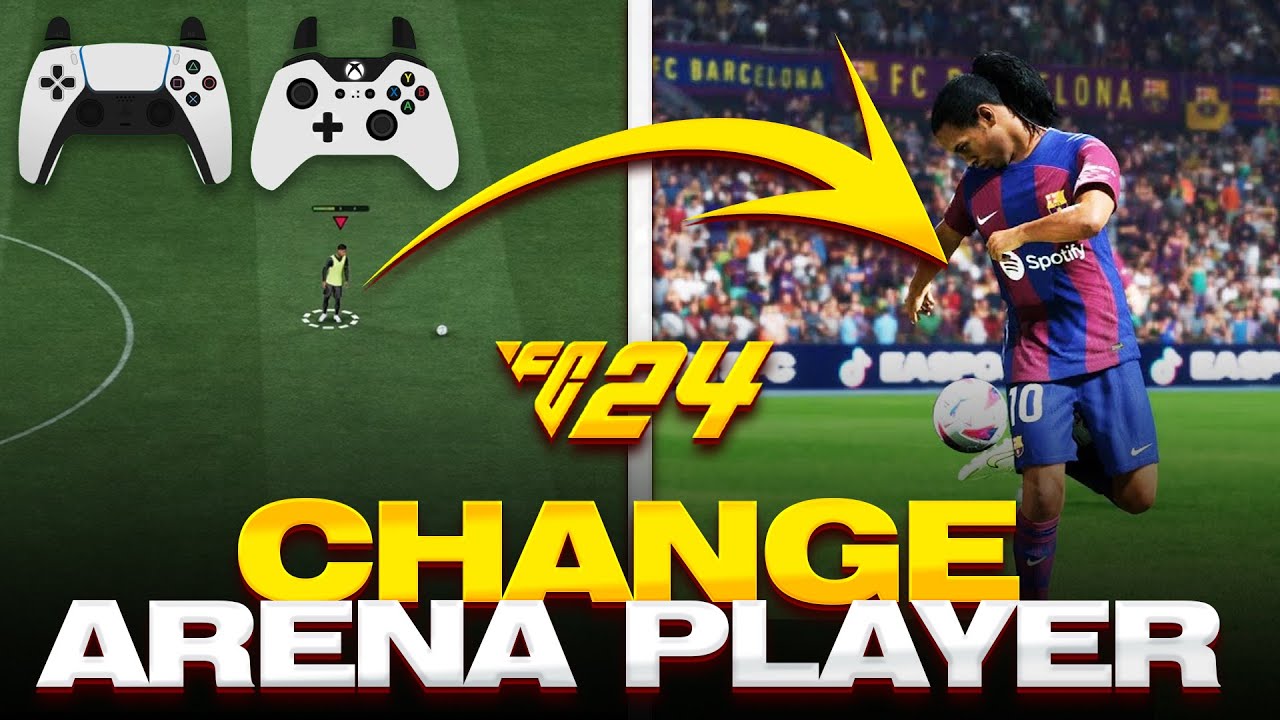 How to Change Practice Arena Player and Team in FC 24 | Set any Player ...