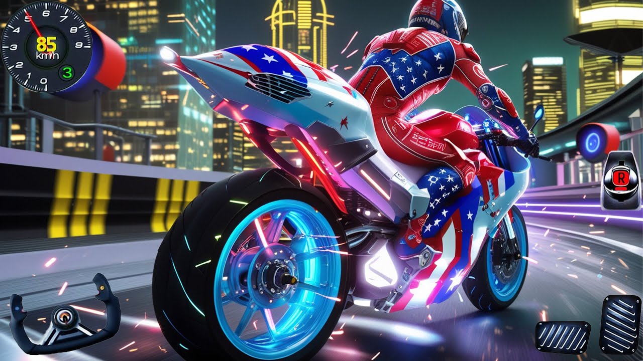 Superhero Bike Racing Tracks Simulator 3D - Bike Motocross Impossible ...