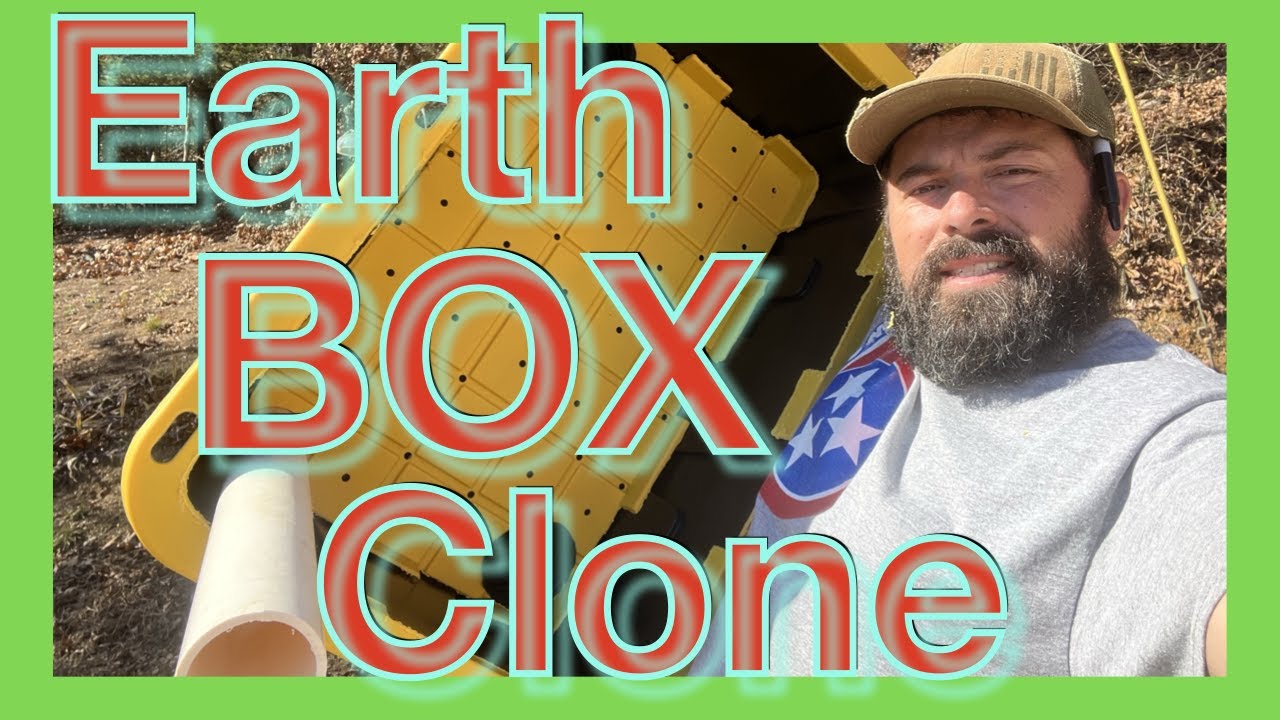 DIY Earth BOX clone self watering planter - YouTube