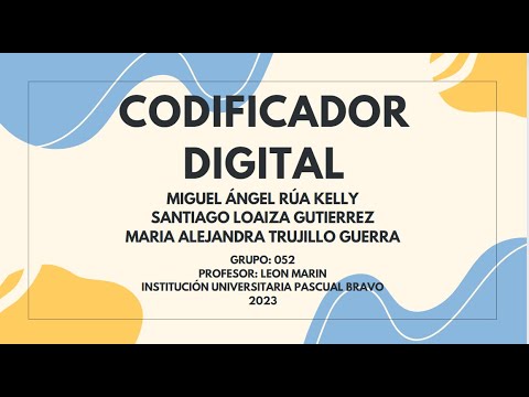 Exposicion circuitos digitales. Tema: Codificadores digitales - YouTube