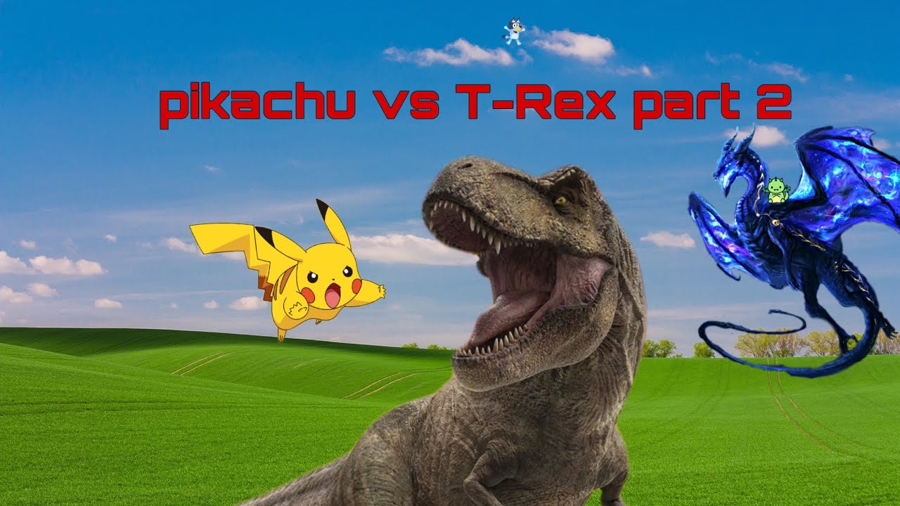 Pikachu vs T-Rex part 2🦖🐁 - YouTube