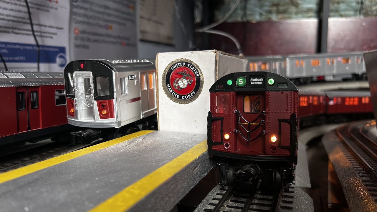 MTH Subway: IRT Lexington Av Line Redbird R21/R26 (5) Express Train ...