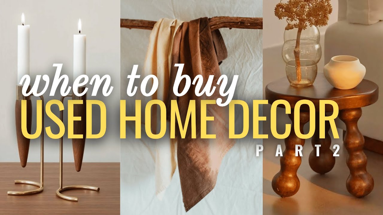 THE 5 BEST THRIFTED HOME DECOR Items YOU NEED | Part 2 - YouTube