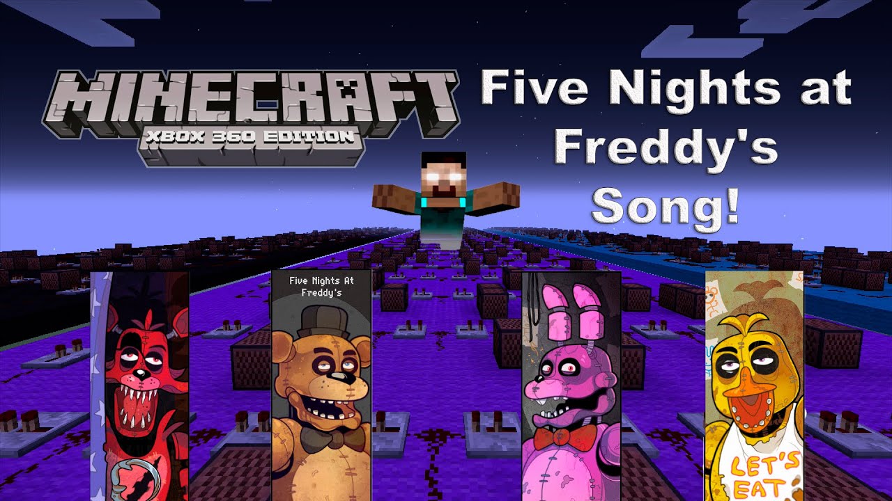 Five Nights At Freddy's Song - Minecraft Xbox ¡ NoteBlock Song ...