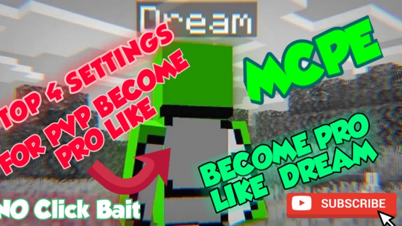 Best 4 Setting For PvP in Minecraft pocket edition| Like Dream - YouTube
