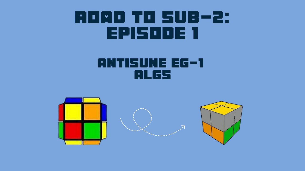Road to Sub-2 #1 - Antisune EG-1 Algorithms - YouTube
