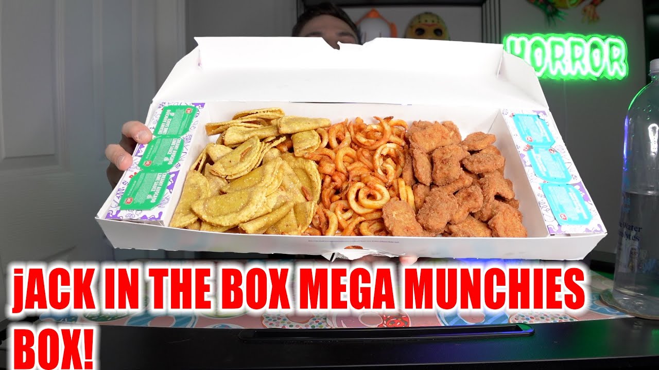 Jack In The Box Mega Munchies Box, Crumbl Cookies & Snickers Bundt Cake ...