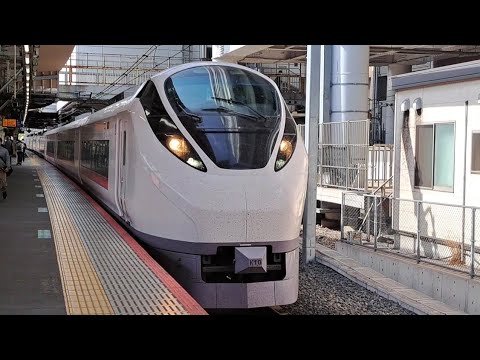 日暮里駅にてすれ違いで通過して行く原色E657系(2023.4.23.14:33) - YouTube