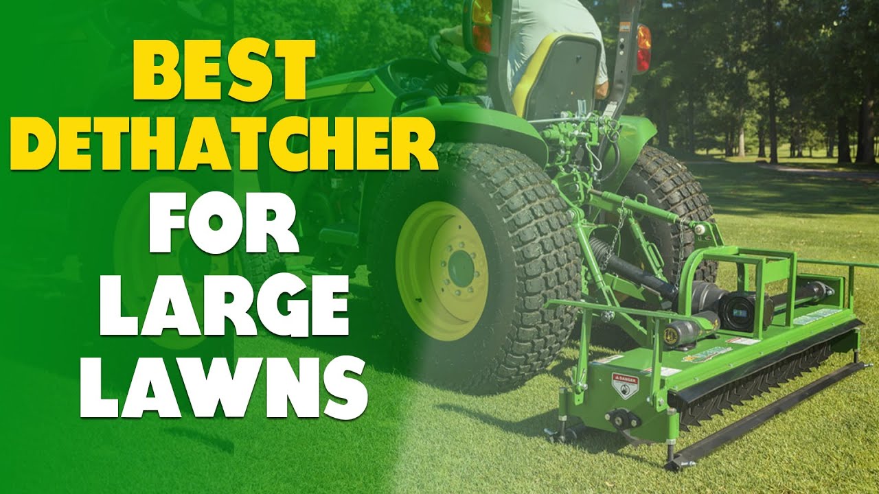 Best Dethatcher for Large Lawns: A Handy List (Our Favorite Picks ...