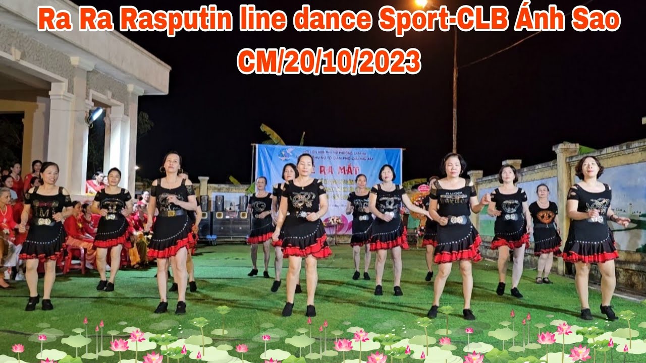Ra Ra Rasputin line dance Sport-CLB Ánh Sao Quang Trung-CM 20/10/2023 ...