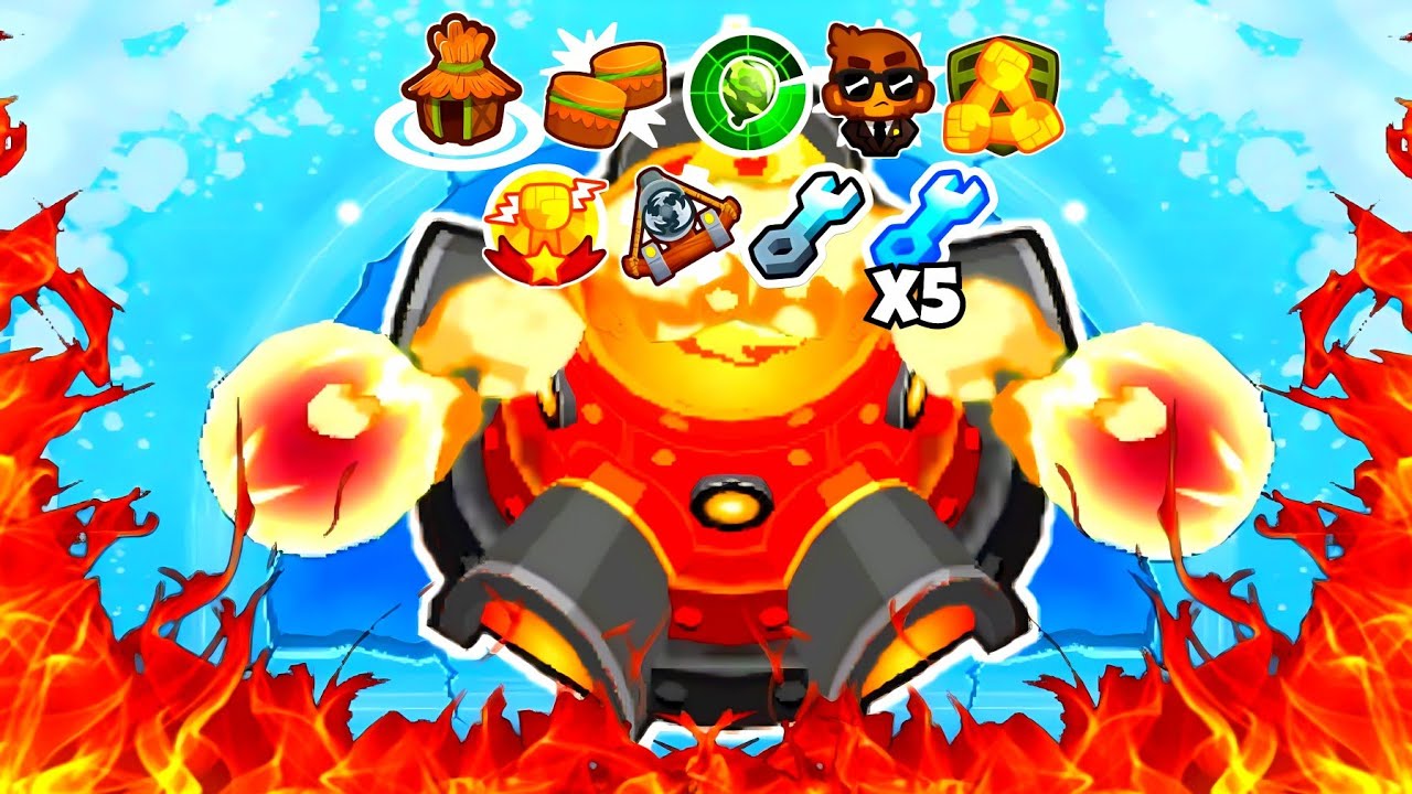 So I MAX Buffed The $45,500 INFERNO RING In Bloons TD Battles 2 ...