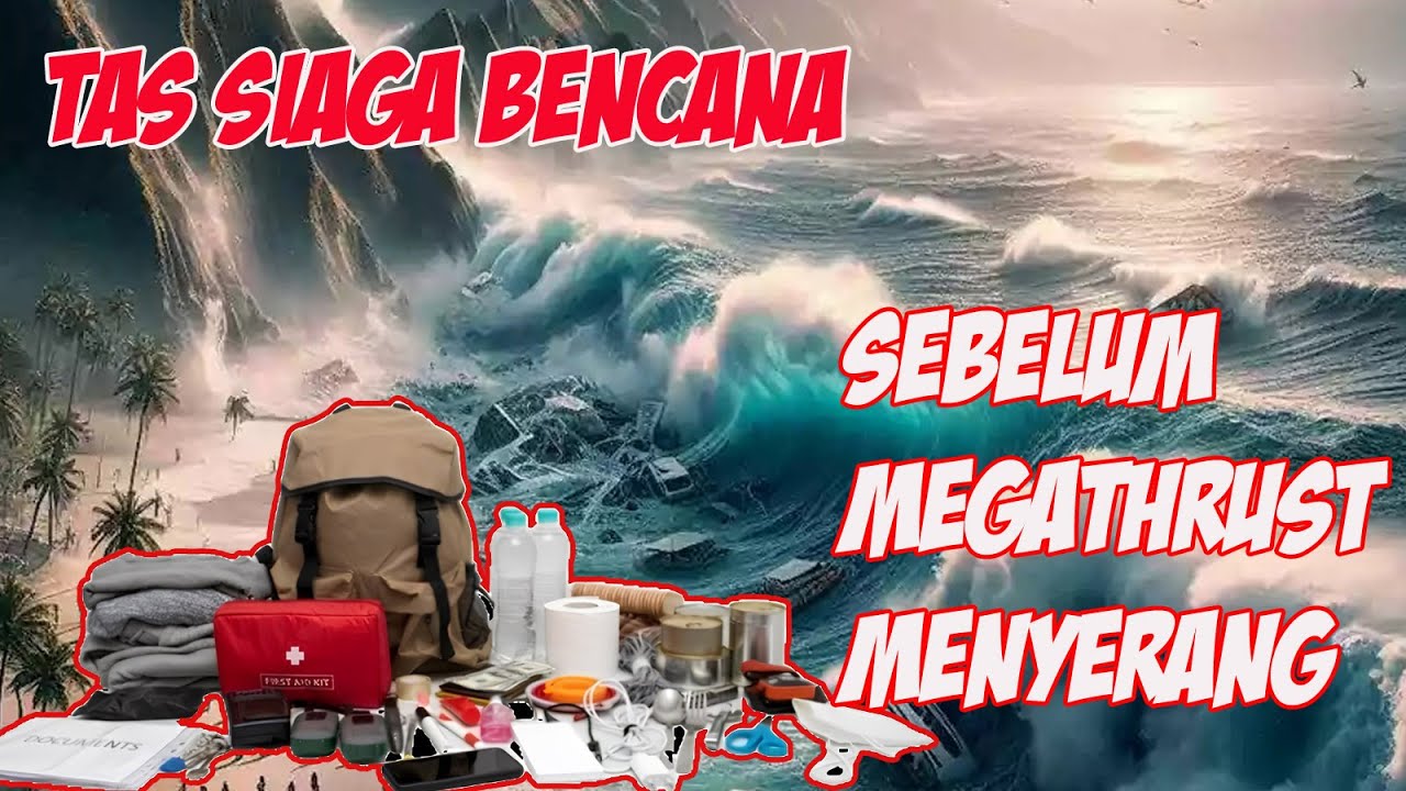 Persiapan Tas Siaga Bencana Sebelum Terjadi Megathrust - YouTube