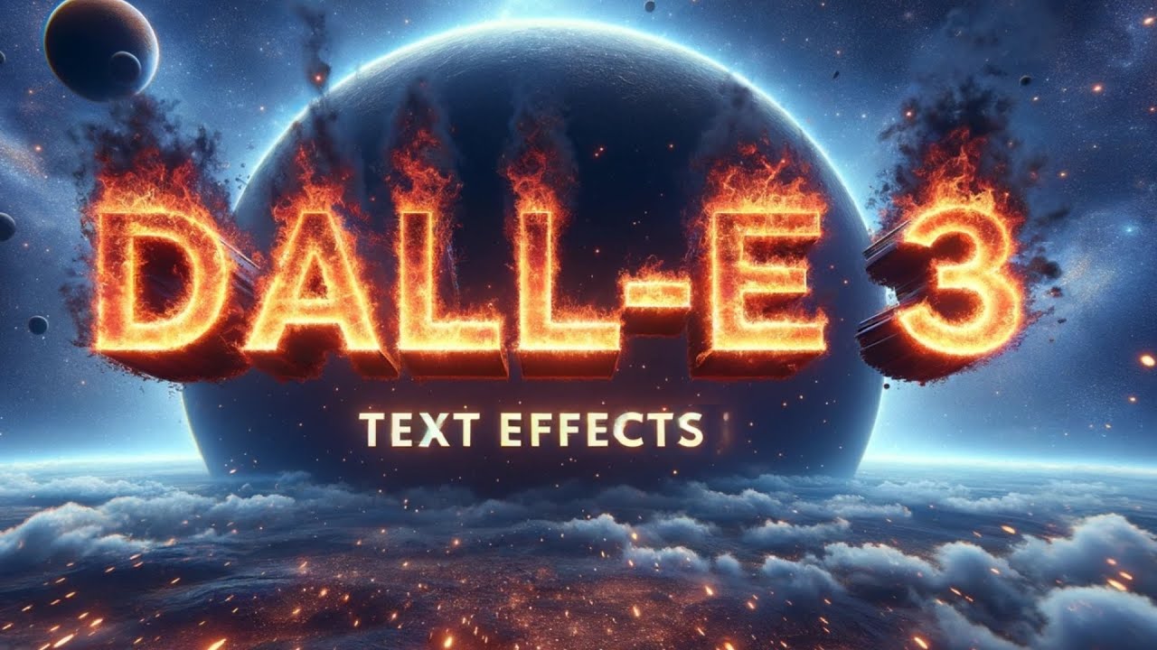 Dall-E 3: Amazing Text Effects - YouTube