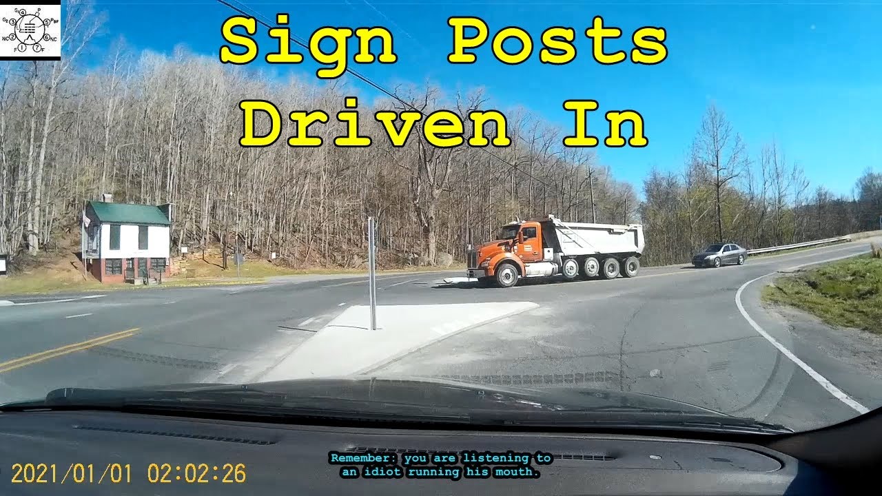 Sign Posts Driven In - YouTube