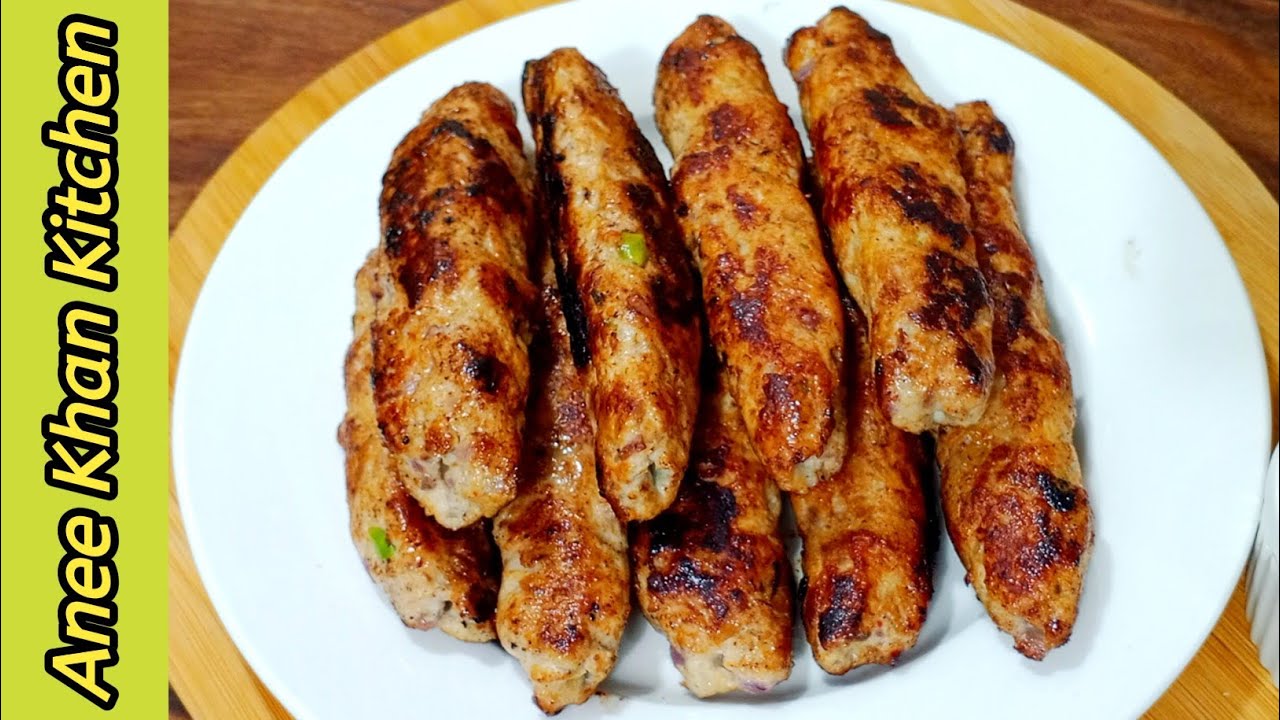 Mazedar CHICKEN SEEKH KABAB Recipe by Anee Khan/Restaurant Style Seekh Kabab recipe/Homemade ...