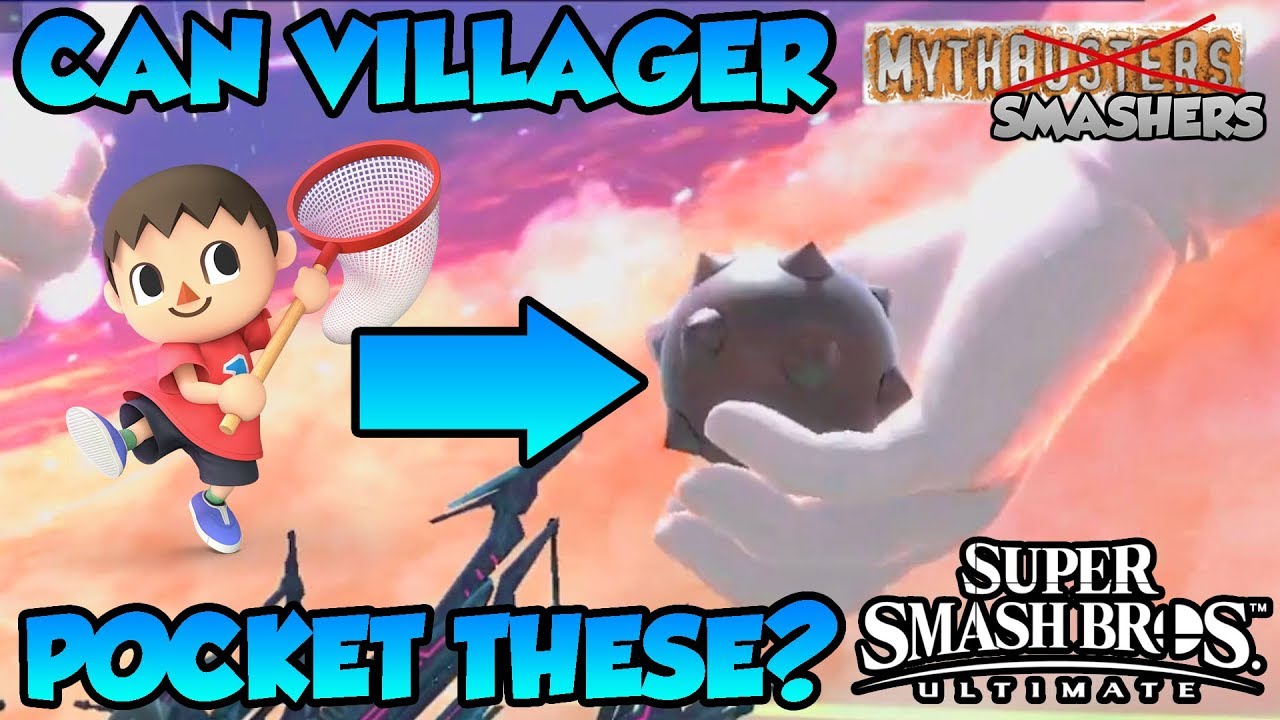 Can Villager Pocket Projectiles From BOSSES?! - Mythsmashers #7 (Smash ...